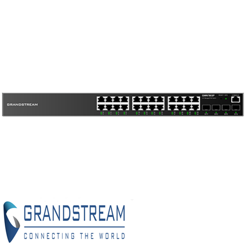 Grandstream GWN7803P 24-Port Gigabit Layer 2+ Managed PoE Network Switch – NSYS Telecommunications